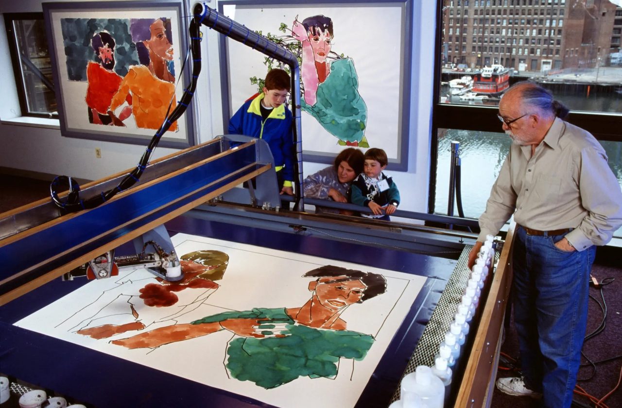 The founder of AI Art: Harold Cohen and AARON - SpeakART